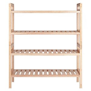 Winsome Mercury Shoe Rack, Natural, 27.24x10.71x32.01