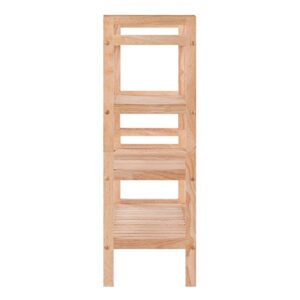 Winsome Mercury Shoe Rack, Natural, 27.24x10.71x32.01