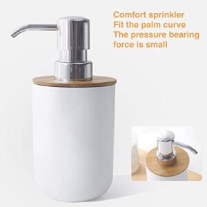 JIANWEI Bathroom Accessory, Bathroom Decor Accessories, Soap Dispenser, Toothbrush Holder, Toothbrush Cup, Soap Dish, Toilet Brush, Ideal for Bath Vanity Countertop Décor(Soap Dispenser)