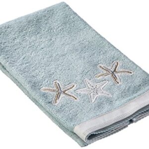 Avanti Linens - Hand Towel, Soft & Absorbent Cotton Towel (Sequin Shells Collection)