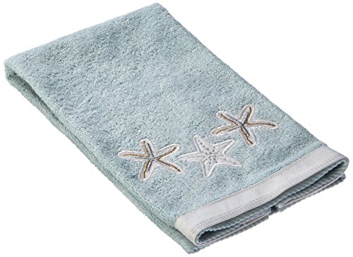 Avanti Linens - Hand Towel, Soft & Absorbent Cotton Towel (Sequin Shells Collection)