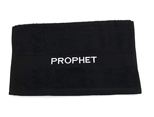 Mercy Robes Preaching Hand Towel Prophet (Black/White)