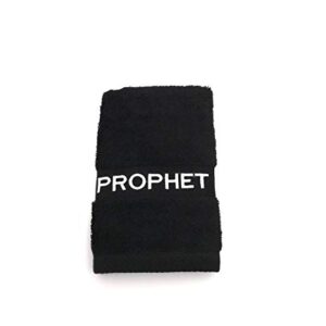 Mercy Robes Preaching Hand Towel Prophet (Black/White)