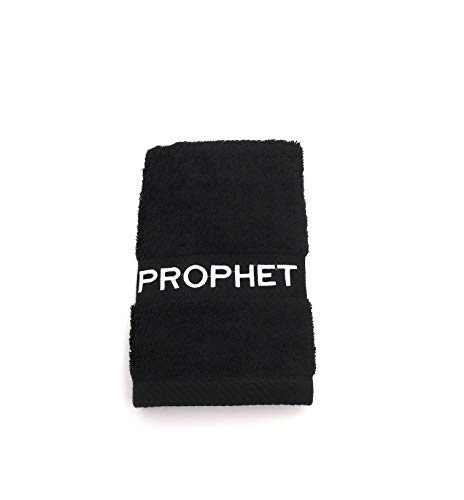 Mercy Robes Preaching Hand Towel Prophet (Black/White)