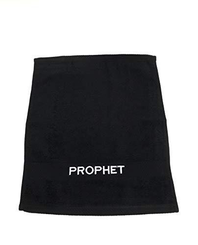 Mercy Robes Preaching Hand Towel Prophet (Black/White)