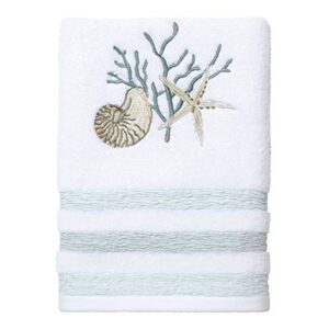 avanti linens linens coastal terrazzo collection, hand towel, multicolor