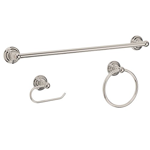 Designers Impressions® 700 Series 3 Piece Satin Nickel Bathroom Hardware Set