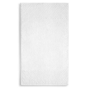 Kaufman - Premium White Deluxe Hand Towels, 17''x28'', Absorbent Towels for Gym, Hand, Spa, Beauty, 100% USA Cotton (12-Pack)