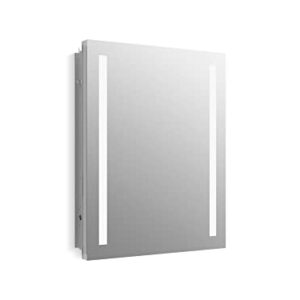 Verdera 24 in. x 30 in. Surface-Mount Lighted Medicine Cabinet & 99012-NA K-99012-NA Verdera Side Mirror Kit for Surface Mount Installation, 30.00 x 3.44 x 1.13 inches