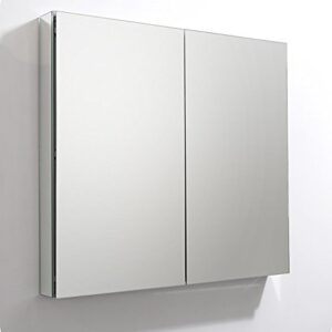 Fresca 40" Wide x 36" Tall Bathroom Medicine Cabinet w/Mirrors