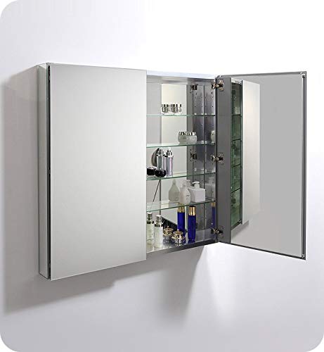 Fresca 40" Wide x 36" Tall Bathroom Medicine Cabinet w/Mirrors