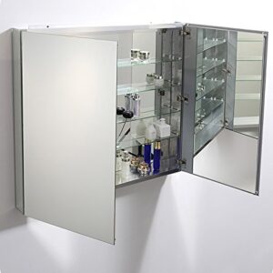 Fresca 40" Wide x 36" Tall Bathroom Medicine Cabinet w/Mirrors