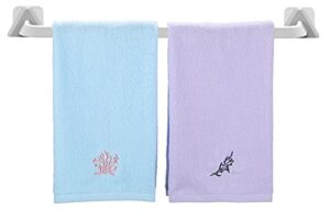 yundodo hand towels set of 2 100% cotton ultra soft 14 x 30 inches