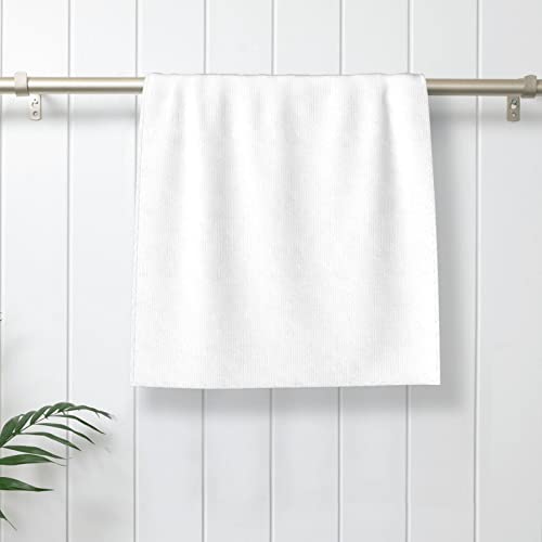 SARNFANS Nature Hand Towels,Mystical Aurora,Hand Towels for Bathroom, Hand Face Towels for Kitchen, White Hand Towel,Green 15in x27in