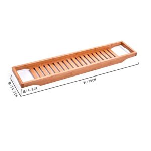 SDGH Bath Tub Shelf Rack Bathtub Storage Rack Tidy Tray Holder SPA Bathroom Book Organizer Rack