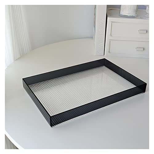 SDGH Bathroom Tray Acrylic Storage Tray Bathroom Toilet Vanity Cosmetic Aromatherapy Shelving (Color : D, Size : 29 * 11 * 2cm)