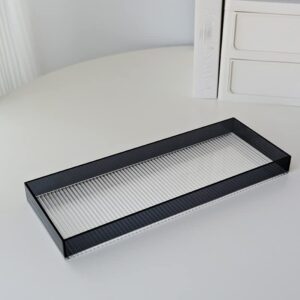 SDGH Bathroom Tray Acrylic Storage Tray Bathroom Toilet Vanity Cosmetic Aromatherapy Shelving (Color : D, Size : 29 * 11 * 2cm)