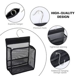 Phying Hanging Mesh Bath Baskets Organizer Storage Shower Caddy College with Hooks for College Dorm Rooms, Gym, Swimming and Travel (1)