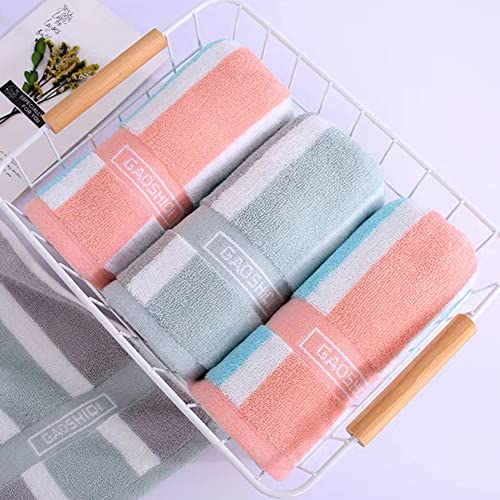 LRUUIDDE Hand Towels for Bathroom Set of 2, 100% Cotton Bath Hand Towels, Face Towels, Highly Absorbent Soft Luxury Hand Towel Decorative for Bathroom,14 x 30 Inch (Pink)