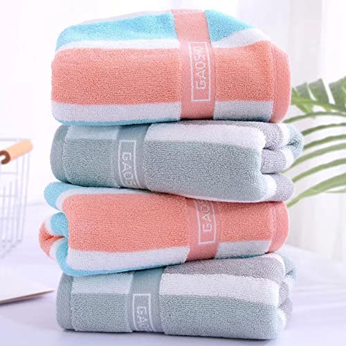 LRUUIDDE Hand Towels for Bathroom Set of 2, 100% Cotton Bath Hand Towels, Face Towels, Highly Absorbent Soft Luxury Hand Towel Decorative for Bathroom,14 x 30 Inch (Pink)