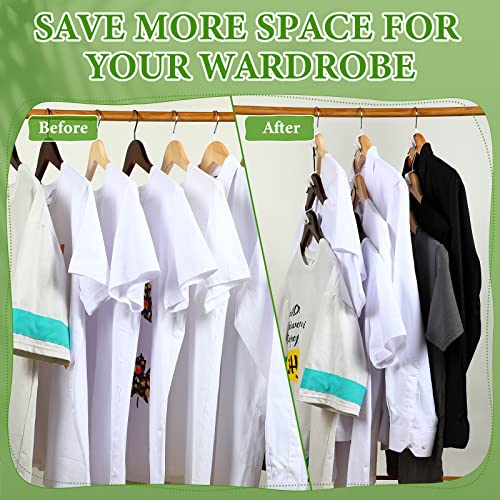 500 Pcs Clothes Hanger Connector Hooks Plastic Hanger Extender Clips White Clothes Hanger Connector Hooks Closet Hangers Heavy Duty Space Saving Cascading Connection Hooks for Clothes Closet