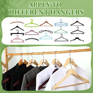 500 Pcs Clothes Hanger Connector Hooks Plastic Hanger Extender Clips White Clothes Hanger Connector Hooks Closet Hangers Heavy Duty Space Saving Cascading Connection Hooks for Clothes Closet