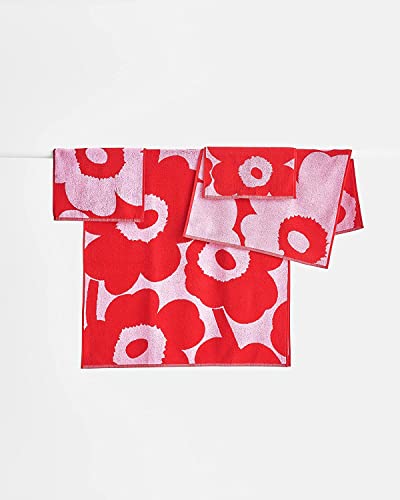 MARIMEKKO - Unikko Terry Cotton Mini Hand Towel (Red Poppy)