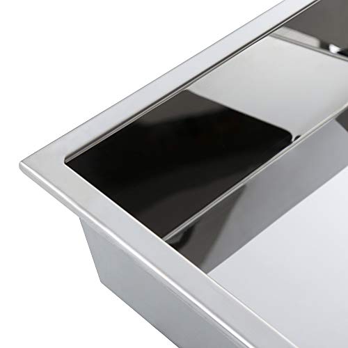 12“ X 12” DecoMust Stainless Steel Shower Niche Shelf Easy to Install, Perfect for Shampoo and Soap Storage