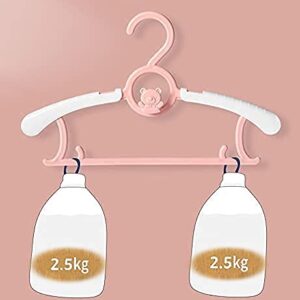 40pcs Baby Gift HGYZE Nursery Closet Hangers, Ultra-Thin Non-Slip and Extendable Laundry Infant Pant Hanger for Newborn Clothes - Adjustable Children Coat Hanger for Girl Boy Toddler Kid（Blue & Pink）