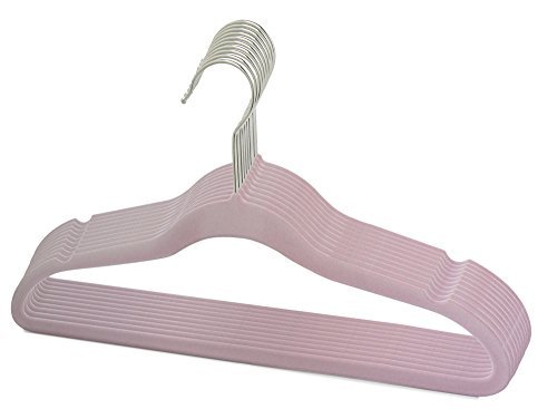 Only Hangers "Petite" Size Lavender Velvet Suit Hangers - 50 Pack