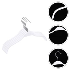 Zerodeko Baby Hangers Hangers 50 Pack Anti Skid Clothes Hangers 5pcs Heavy Duty Hangers Hangers Space Saving Clothes Hangers for Closet Coat Hangers White Baby Hangers Hangers 50 Pack