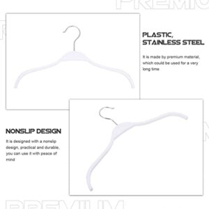 Zerodeko Baby Hangers Hangers 50 Pack Anti Skid Clothes Hangers 5pcs Heavy Duty Hangers Hangers Space Saving Clothes Hangers for Closet Coat Hangers White Baby Hangers Hangers 50 Pack