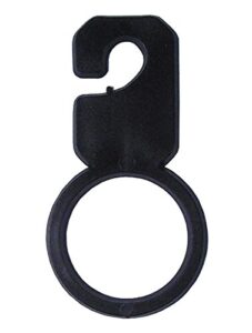 nahanco 6c1-100 black scarf hanger - 100 (pack of 100)