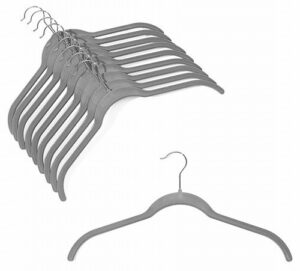 slim-line platinum shirt hangers