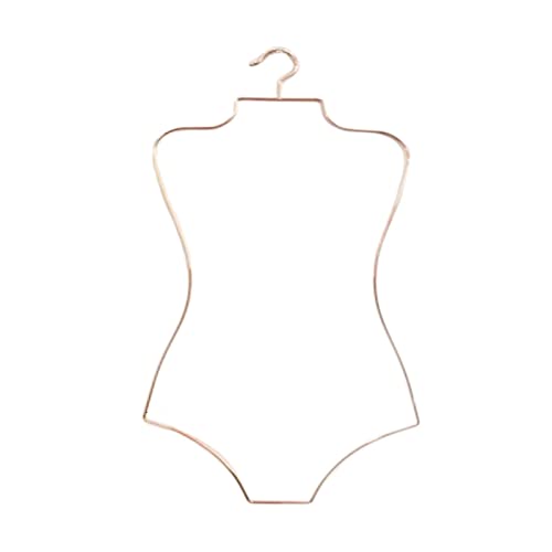 Milageto Metal Wire Body Shape Bikini Swimsuit Hanger Rack Clothing Hanger for Cloakroom Home Closet Laundry Bedroom