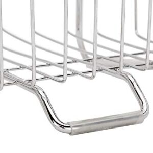 ToiletTree Products Rust Proof Stainless Steel Shower Floor Caddy, 3 Tiers (Assembly Required - Screwdriver Included) (Collapsible)