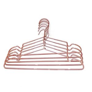 30Pack Koobay 16.5" Metal Laundry Wire Clothes Top Shirt Garment Coat Suit Hangers in Copper Gold Finish