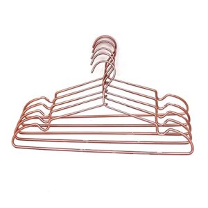 30Pack Koobay 16.5" Metal Laundry Wire Clothes Top Shirt Garment Coat Suit Hangers in Copper Gold Finish