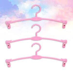 15pcs Plastic Clips Underwear Trousers Simplicity Shop Drying Clothes Pants Coat with Practical Bra Rack Dresses Panties Skirt Laundry Home Hangers for Support Holder Pink