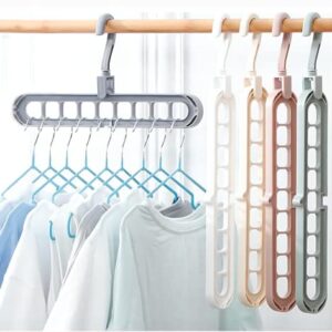 8 Space Saving Hangers,Plastic Magic Hangers,Hangers for Closet Organizer and Storage,Closet Space Saver,Home Magic Space Saving Hangers