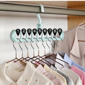 8 Space Saving Hangers,Plastic Magic Hangers,Hangers for Closet Organizer and Storage,Closet Space Saver,Home Magic Space Saving Hangers