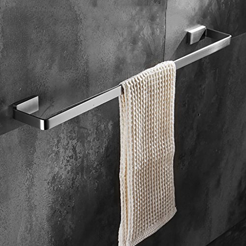 OMOONS Towel Rack,Towel Racks for Bathroom,Towel Rack Wall Mounted Brushed,Single Rod/60Cm