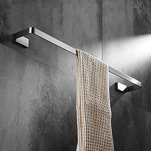 OMOONS Towel Rack,Towel Racks for Bathroom,Towel Rack Wall Mounted Brushed,Single Rod/60Cm