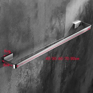 OMOONS Towel Rack,Towel Racks for Bathroom,Towel Rack Wall Mounted Brushed,Single Rod/60Cm