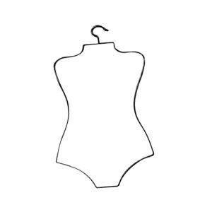 kids wire body shape swimsuit display hanger, boys girls dress holder, beachwear rack, bathing suit hanger for bedroom closet dress bikini home