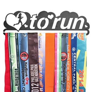 gone for a run | runner's race medal hanger | love to run