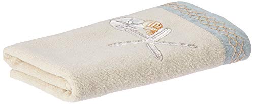 Avanti Linens - Hand Towel, Soft & Absorbent Cotton Towel, Beach Inspired Bathroom Accessories (Seaglass Collection)