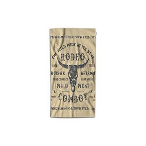 moslion vintage wild west cowboy hand towels 30lx15w inch retro original handmade alphabet lettering hand towels kitchen hand towels for bathroom soft polyester-microfiber