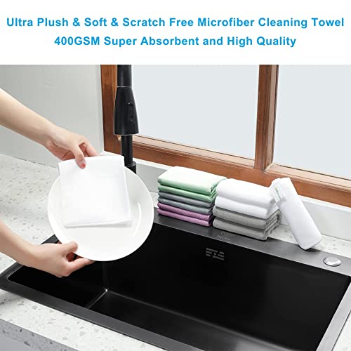 Easy Clean Nanoscale Cleaning Cloth,Fish Scale Microfiber Window & Glass Cleaning Cloth, Streak Free Mirrors Cars Stainless Steel,Lint Free Dish Cloth Polishing Towel, All-Purpose Home cleaning set