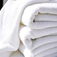 KSC Diamond American Towels & Linens Luxury Turkish Cotton Hotel & Spa Hand Towel 16"x30" Set of 6 100% Ring Spun - Organic Eco-Friendly (Hand Towels, White)